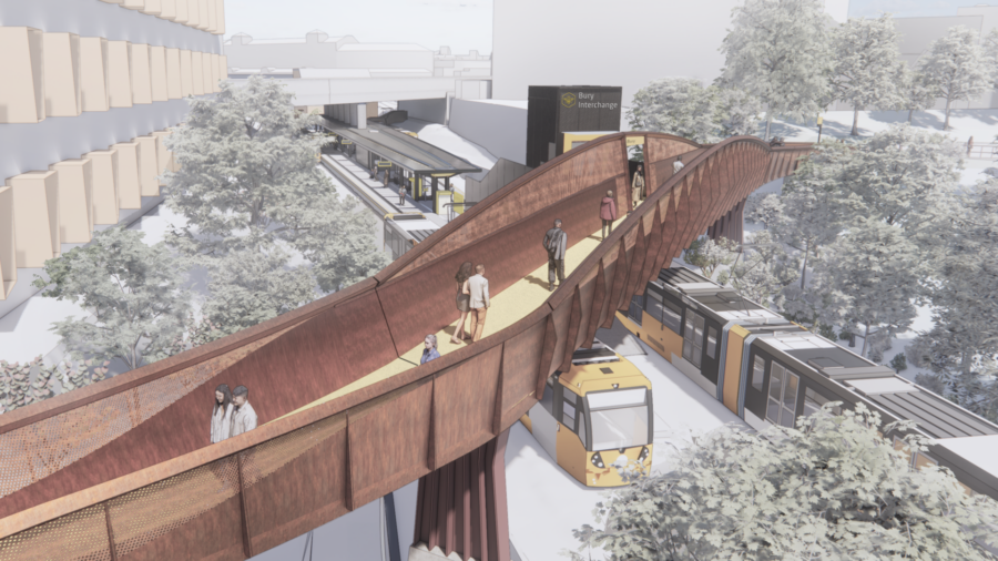 Bury tram bridge signals start of £80m interchange overhaul - Place ...