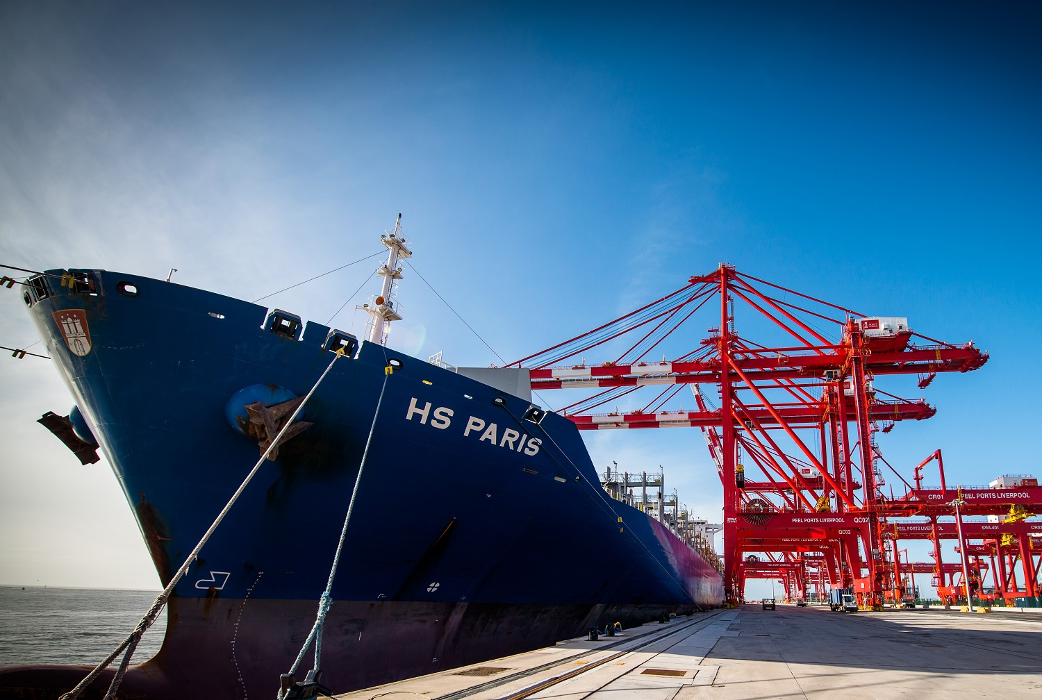 Largest ship docks at Port of Liverpool - Place North West