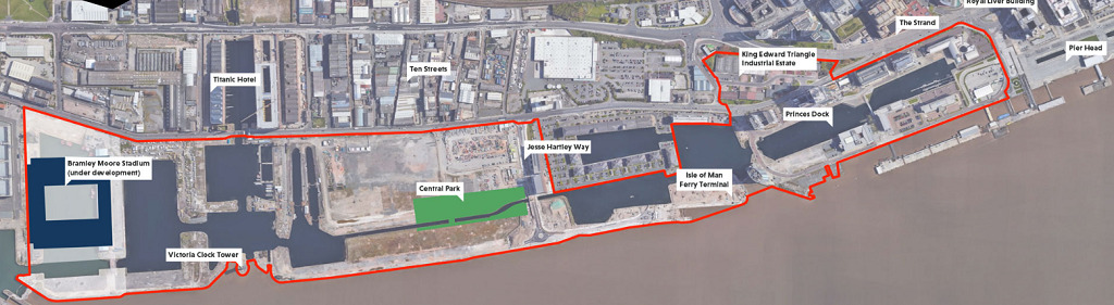 Peel pushes on with plans for Liverpool Waters park - Place North West