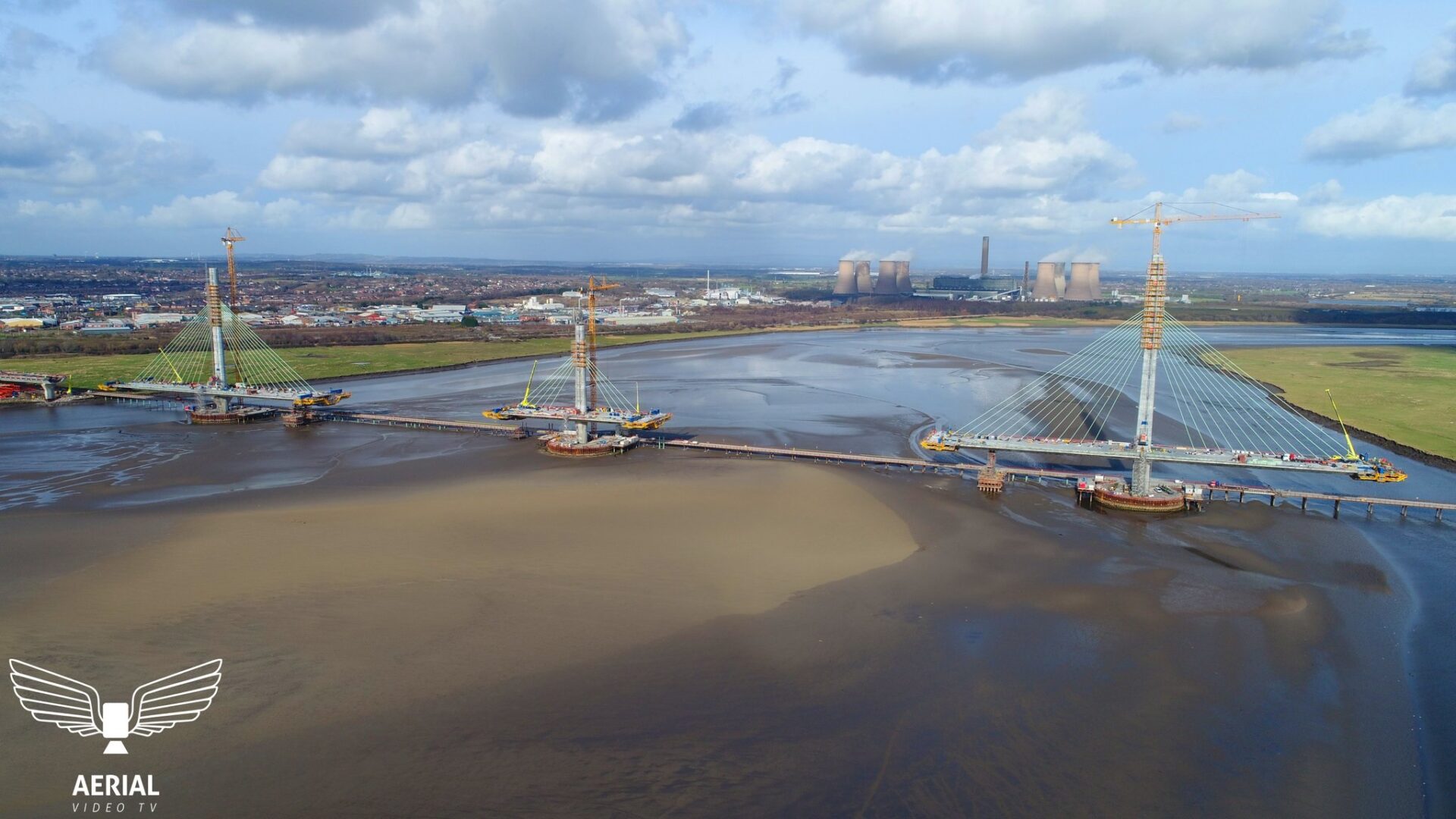 Gallery | Mersey Gateway second river crossing takes shape - Place ...