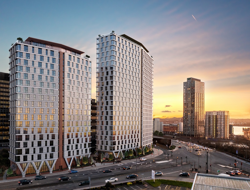 Old Hall Place | Leeds Street | 434 Apartments | 25-19 Storeys ...