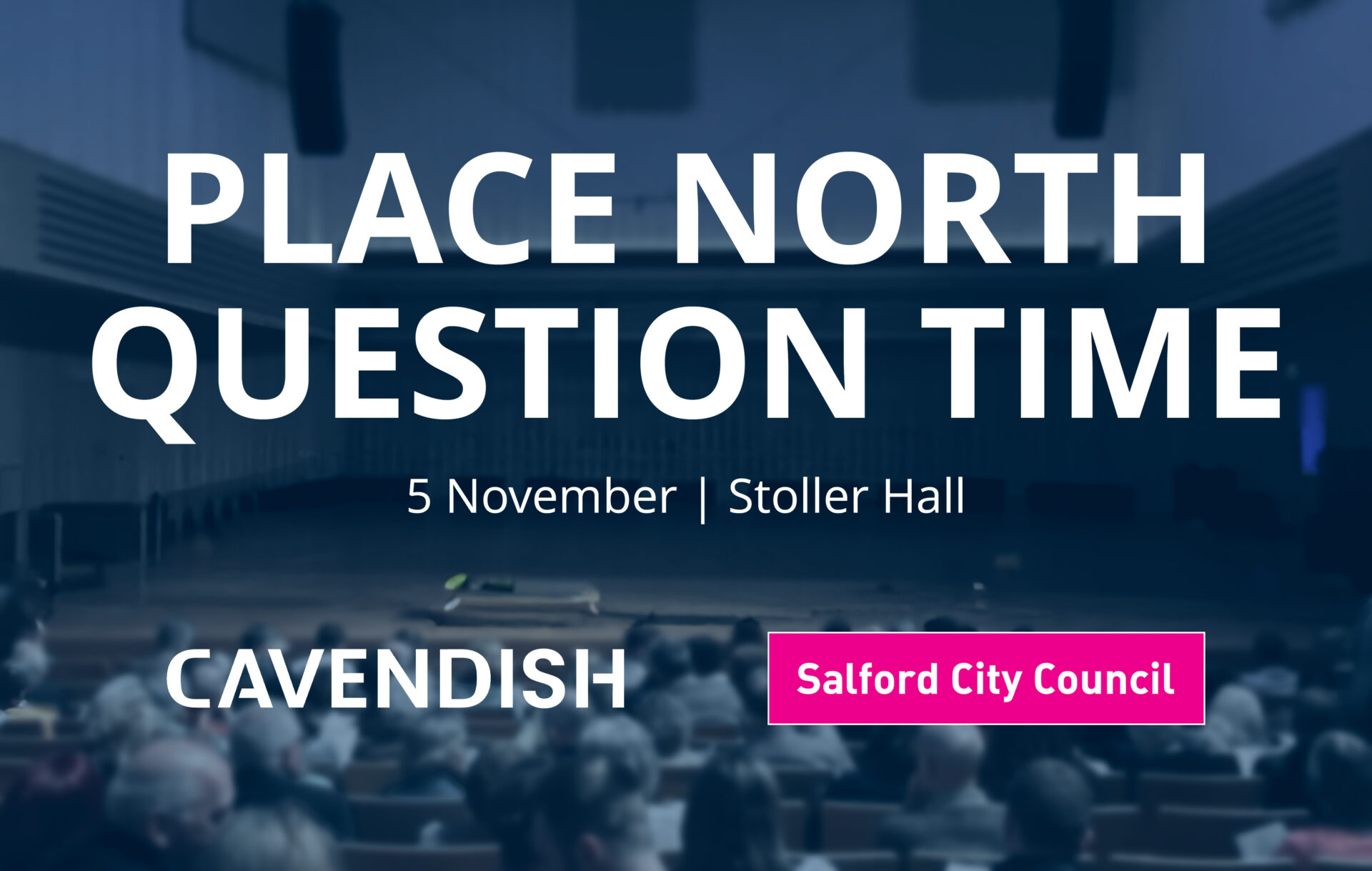 BOOK NOW | Place North Question Time - Place North West