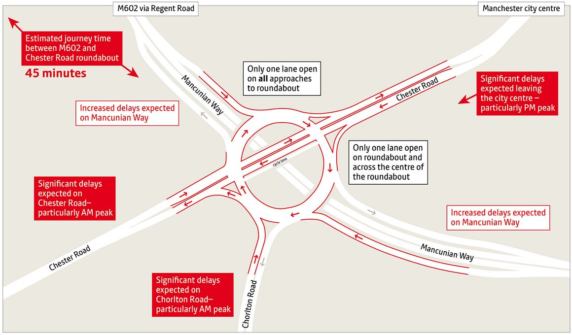 Regent Road works complete - Place North West