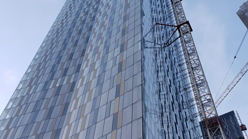 IMAGES + VIDEO | Tallest tower outside London tops out - Place North West