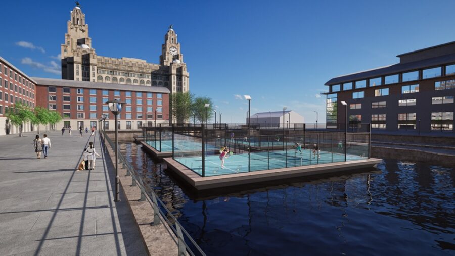 Floating padel venue lined up at Liverpool Waters - Place North West