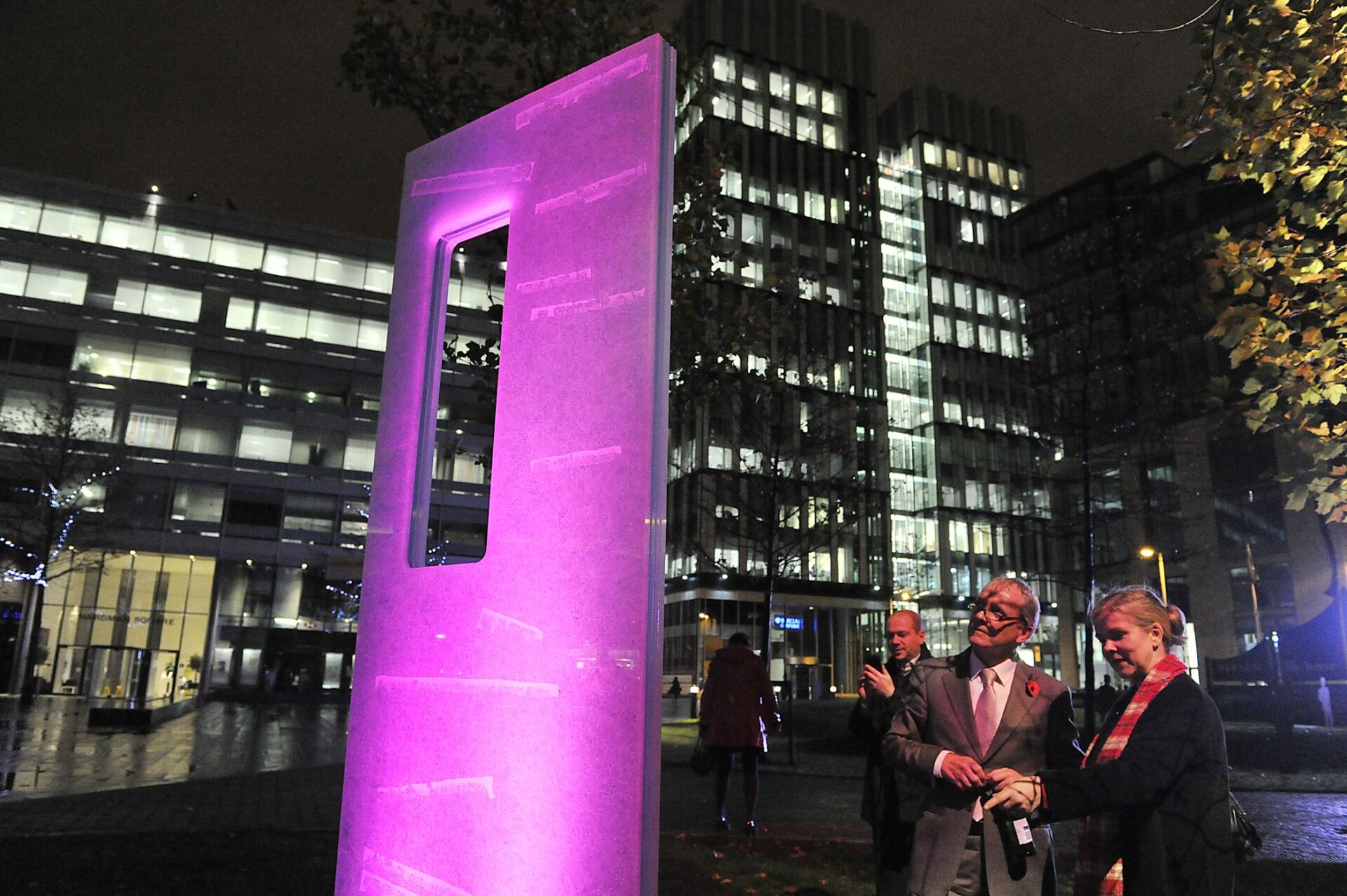 Andy Robson memorial unveiled - Place North West