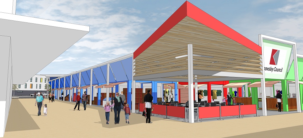 Kirkby market plans lodged - Place North West