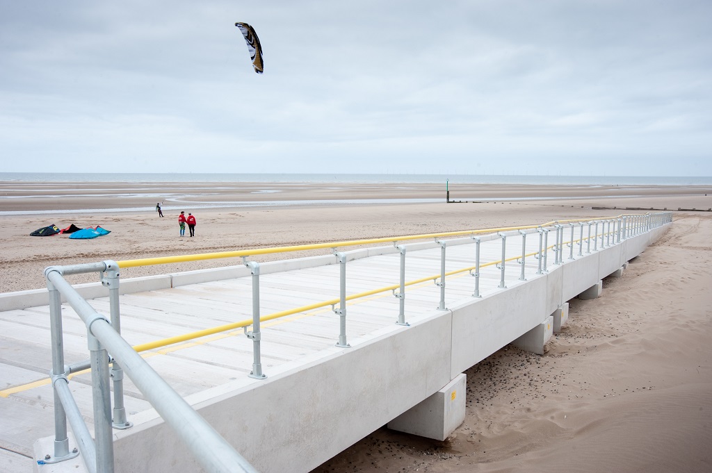 Wind farm community fund pays for beach ramp - Place North West