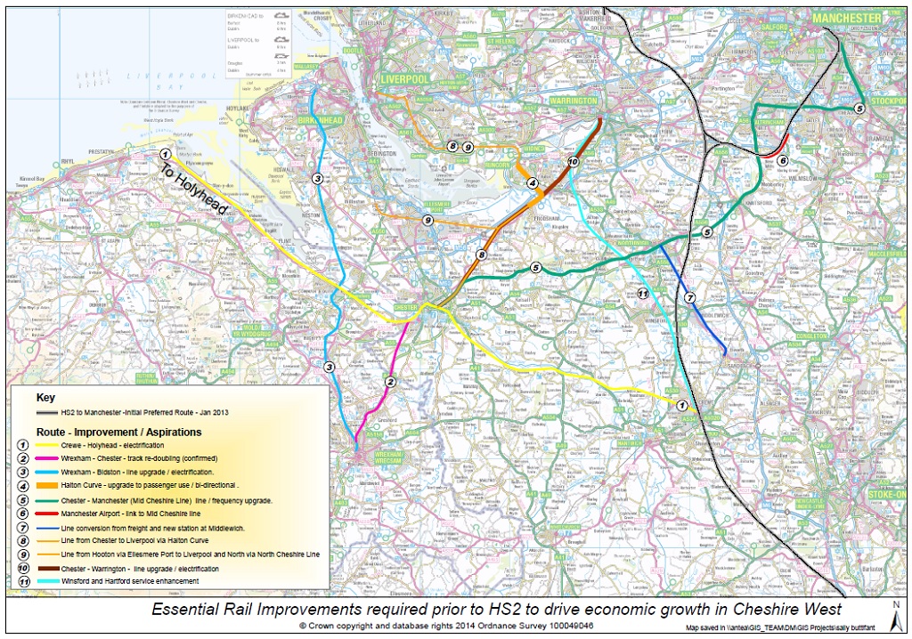 CWAC calls for rail improvement package - Place North West