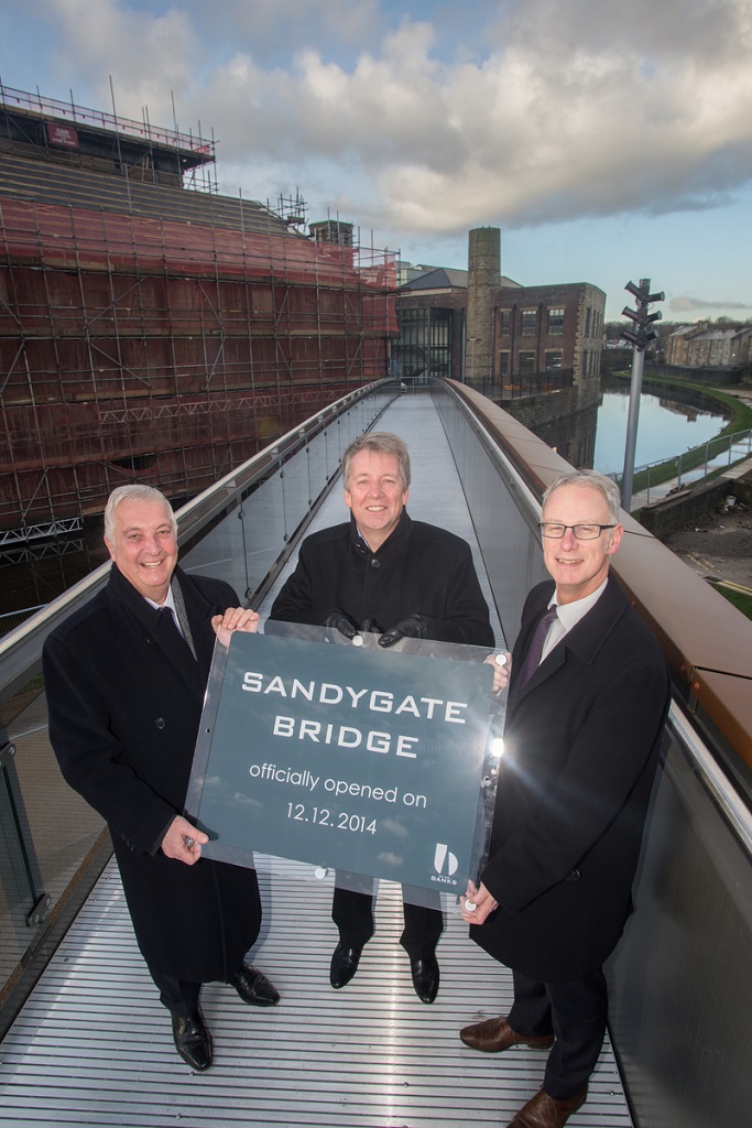 Bridge opens at Weavers' Triangle - Place North West